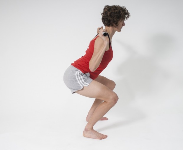 5. Stick squat (back squat) | Introduction to streng...